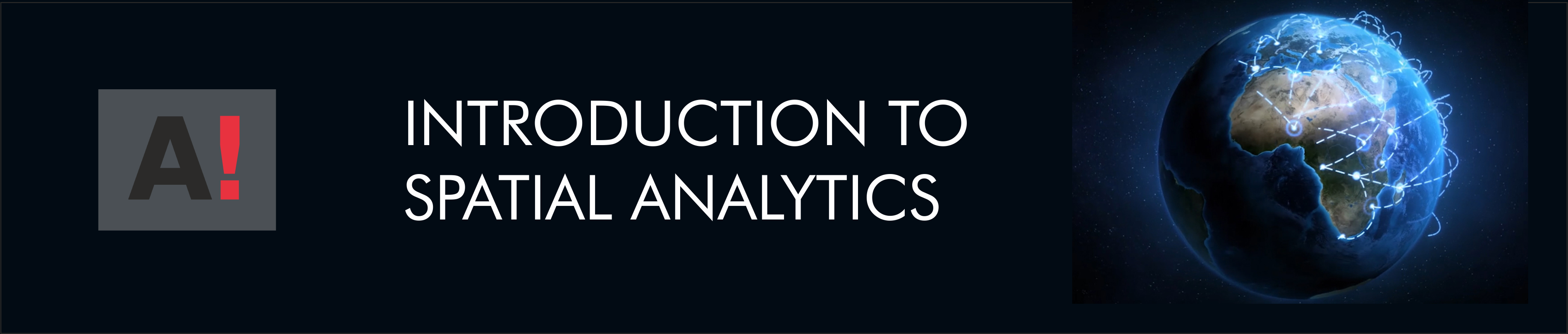 Learning goals — Introduction to Spatial Analytics documentation